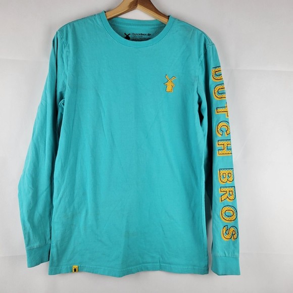 Dutch Bros Coffee | Shirts | Dutch Bros Coffee Shirt Mens Medium Blue ...
